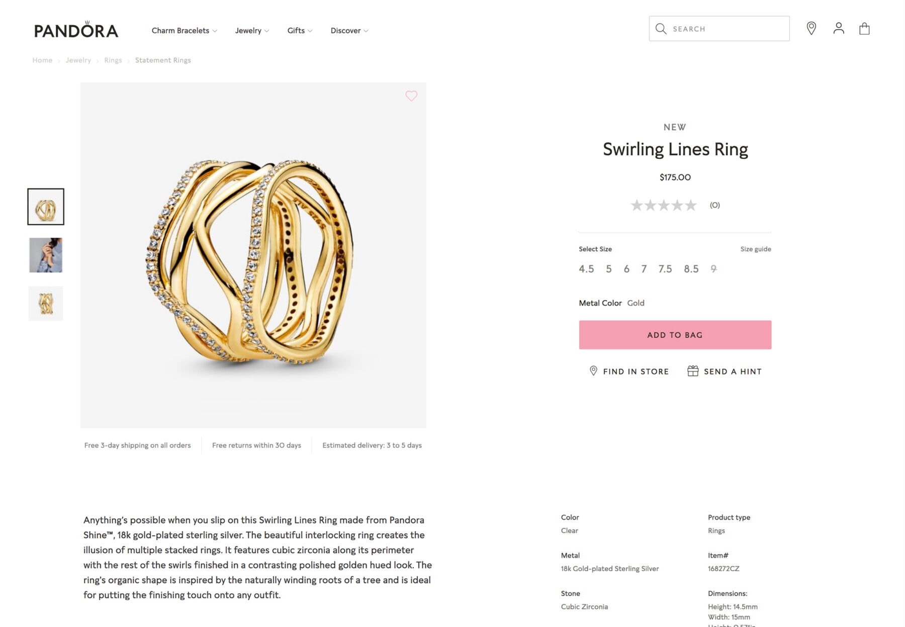 Pandora Ecommerce Redesign Boosting Growth with 20%