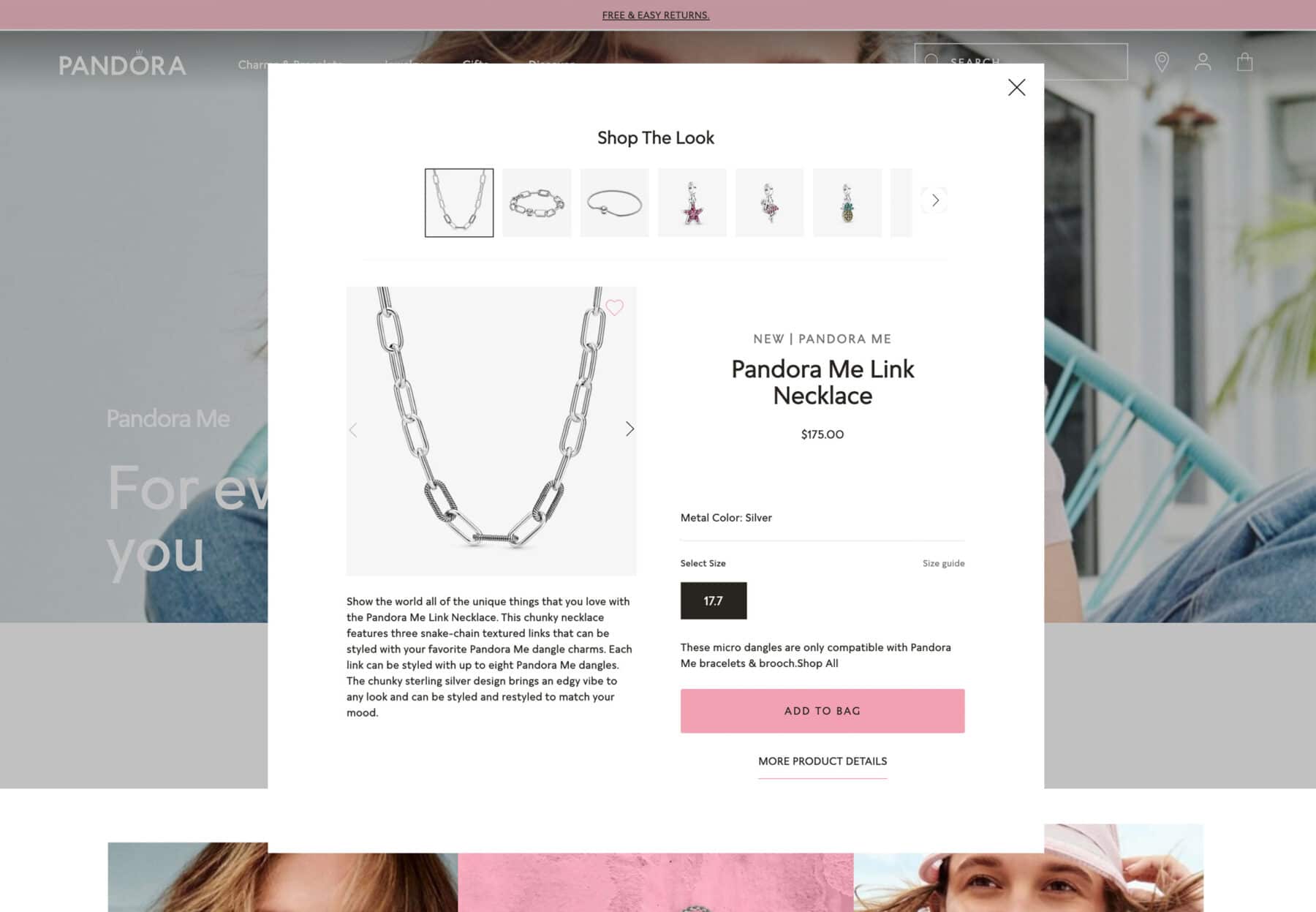 Pandora Ecommerce Redesign Boosting Growth with 20%