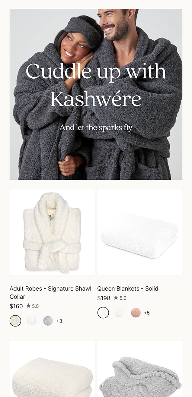 Kashwére Shopify Store Custom Theme Design | Case Study