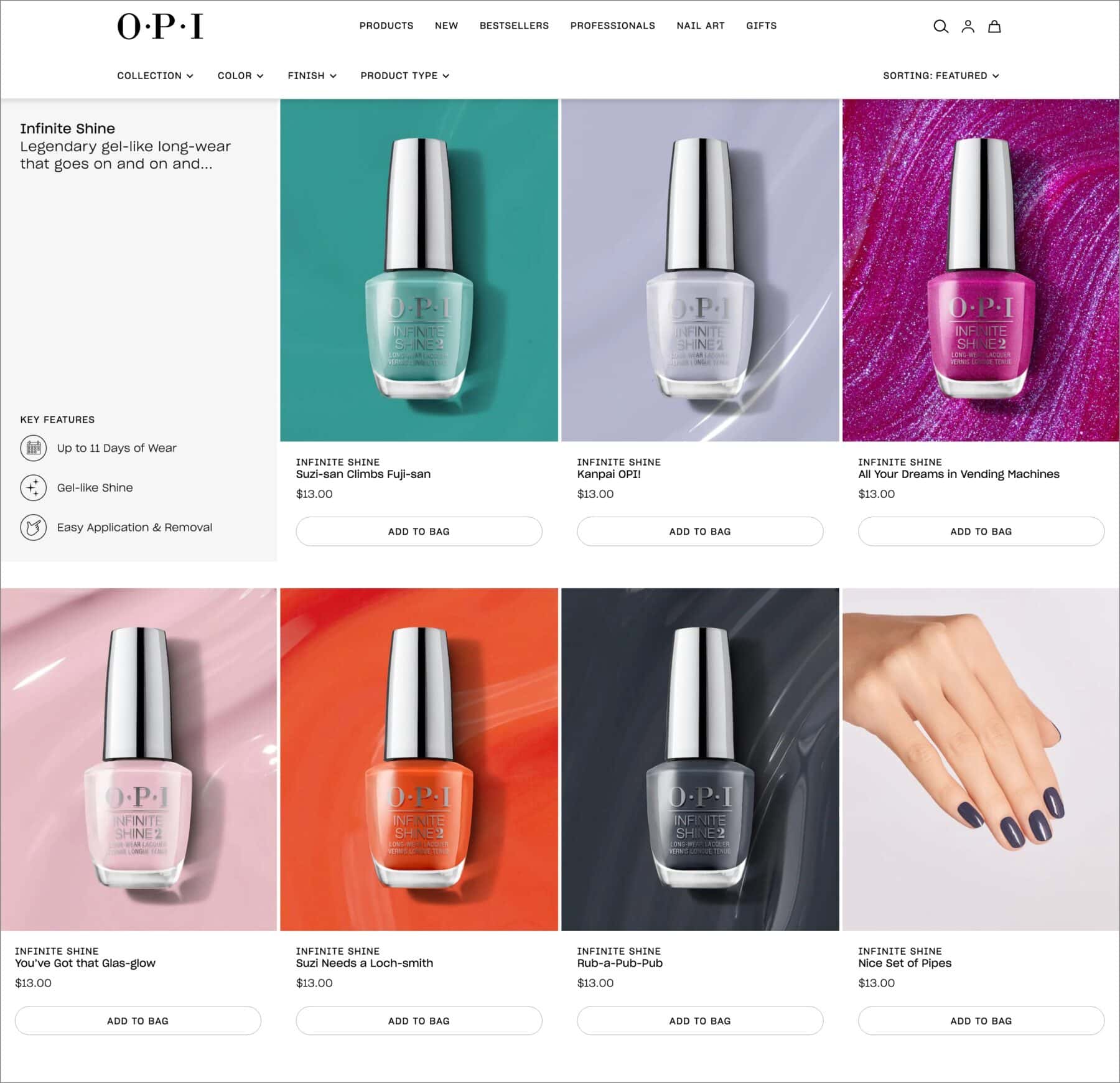 How We Sparkled Up OPI’s Ecommerce Design | Case Study