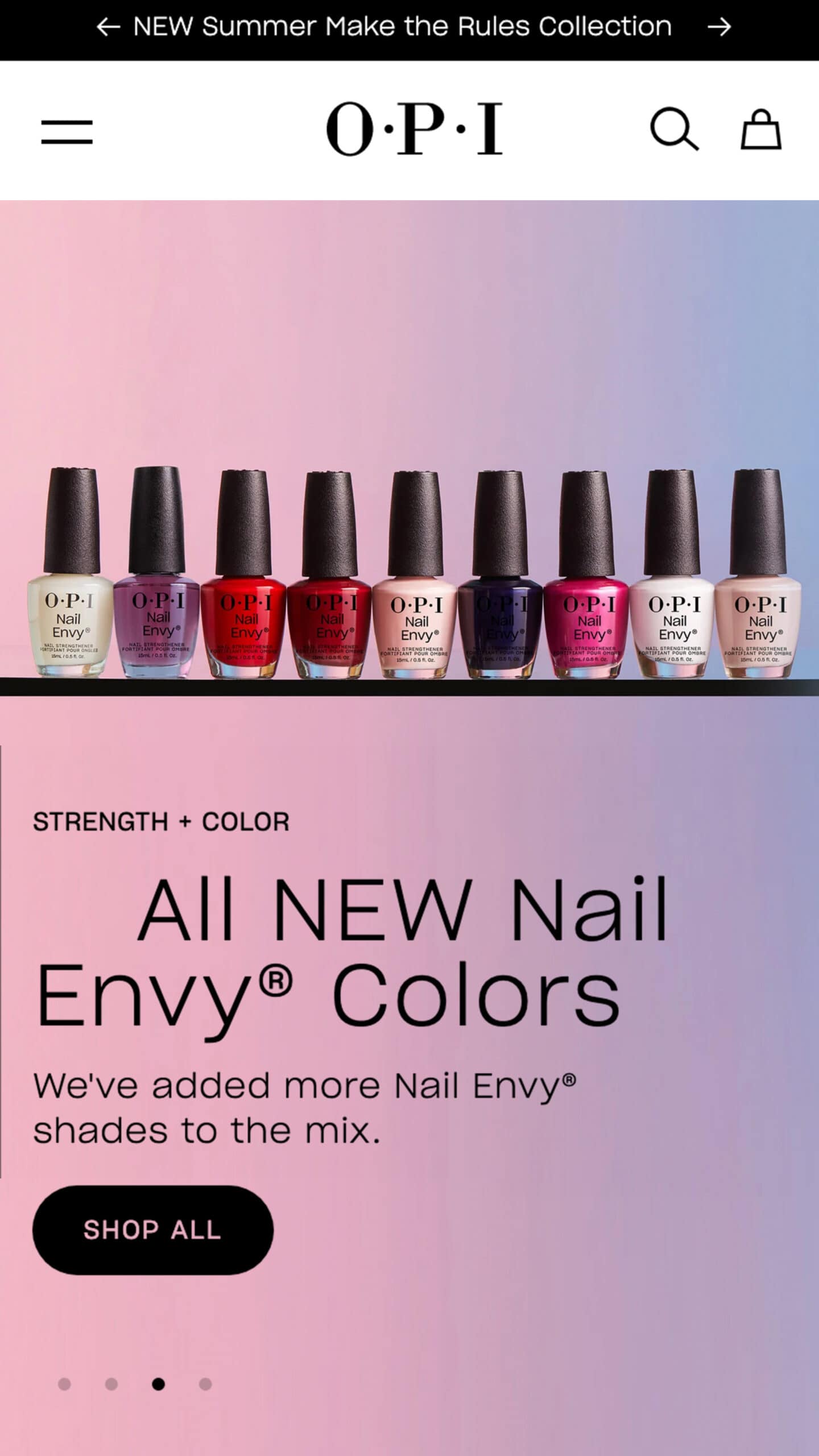 Design, UI and UX for OPI | Sweden Unlimited